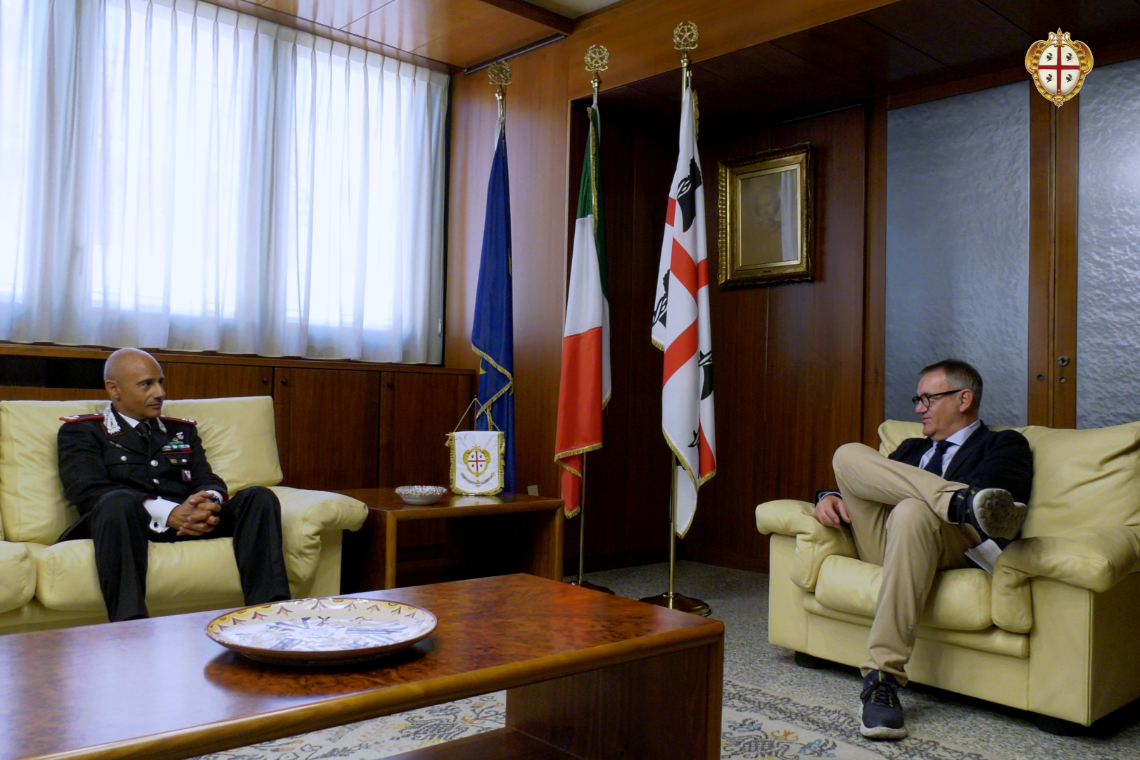 Visita ufficiale del generale di Brigata Francesco Rizzo, comandante ...